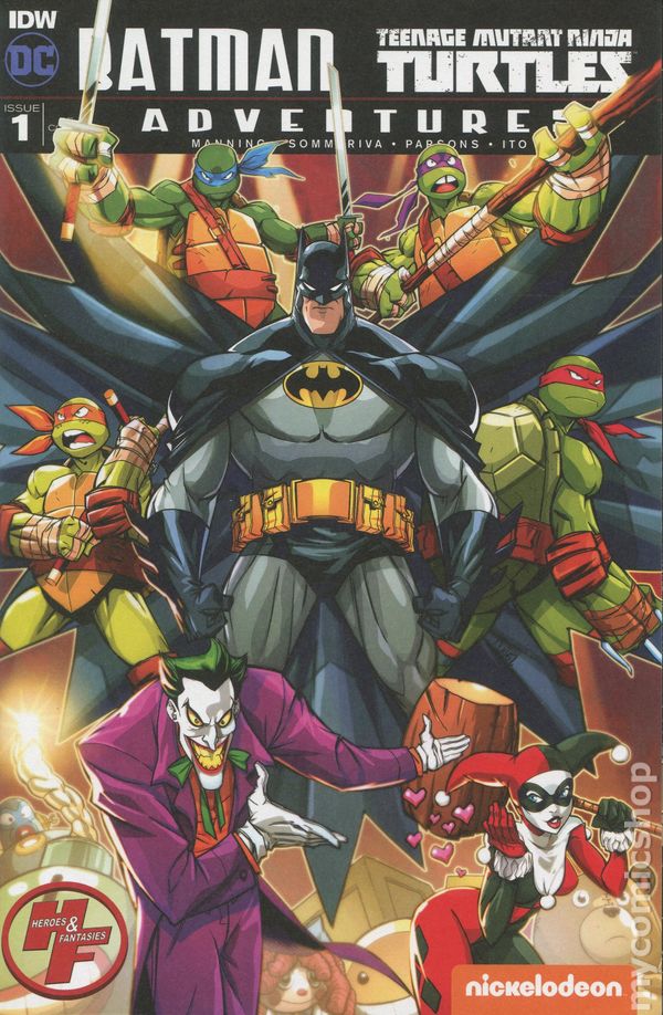 Batman Teenage Mutant Ninja Turtles Adventures 2016 Idw Comic Books