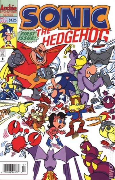 Sonic The Hedgehog 1993 Archie Comic Books