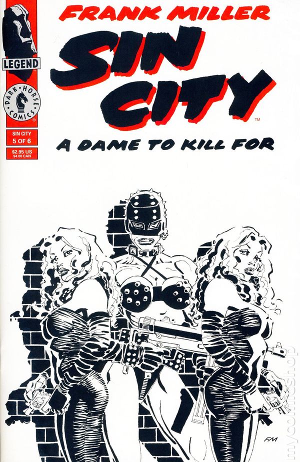 Sin City A Dame To Kill For 1993 Comic Books