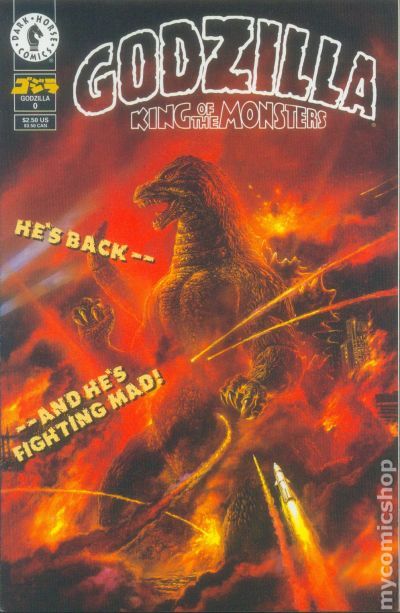 Godzilla 1995 Dark Horse Comic Books