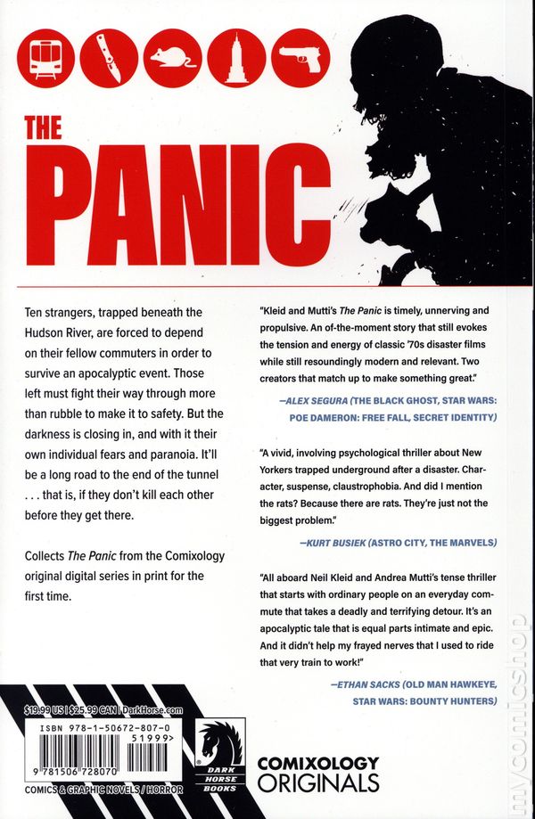 Panic Tpb 2022 Dark Horse Comic Books