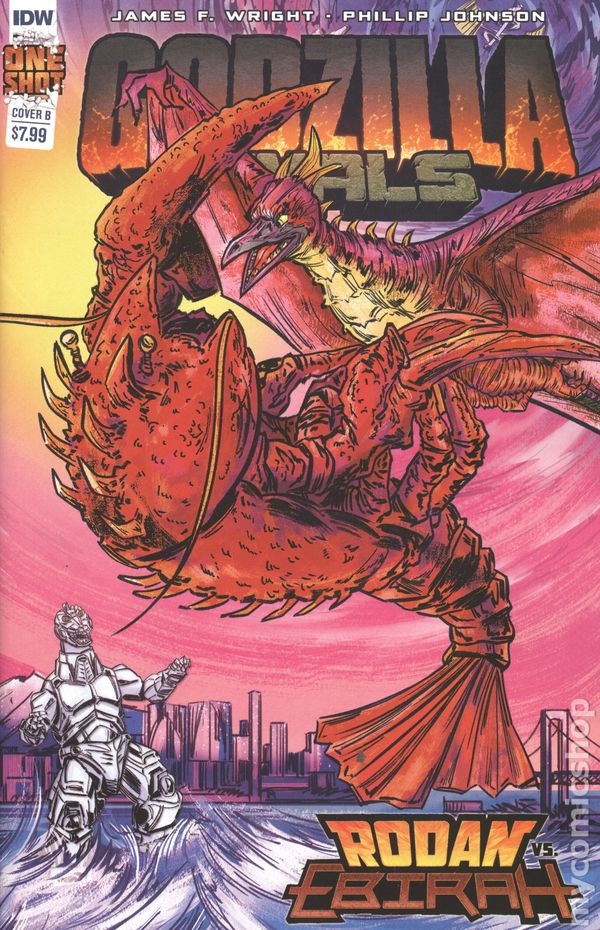 Godzilla Rivals Rodan Vs Ebirah 2022 Idw Comic Books