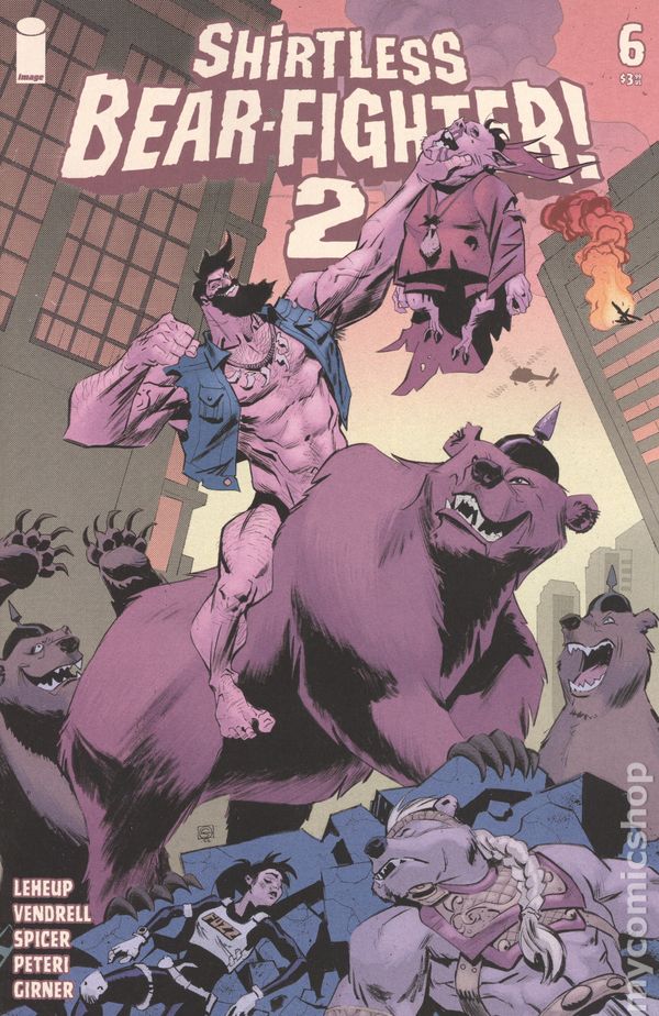 Shirtless Bear Fighter 2 2022 Image Comic Books