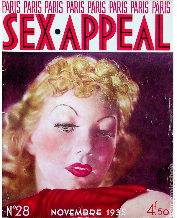 Paris Sex Appeal French 1933 H Francois Comic Books