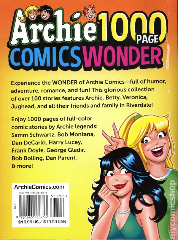 Comic Books Published By Archie Published Within The Past Month