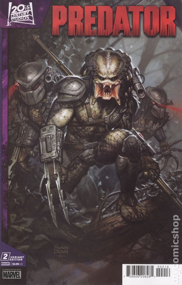 Predator 2023 Marvel Comic Books
