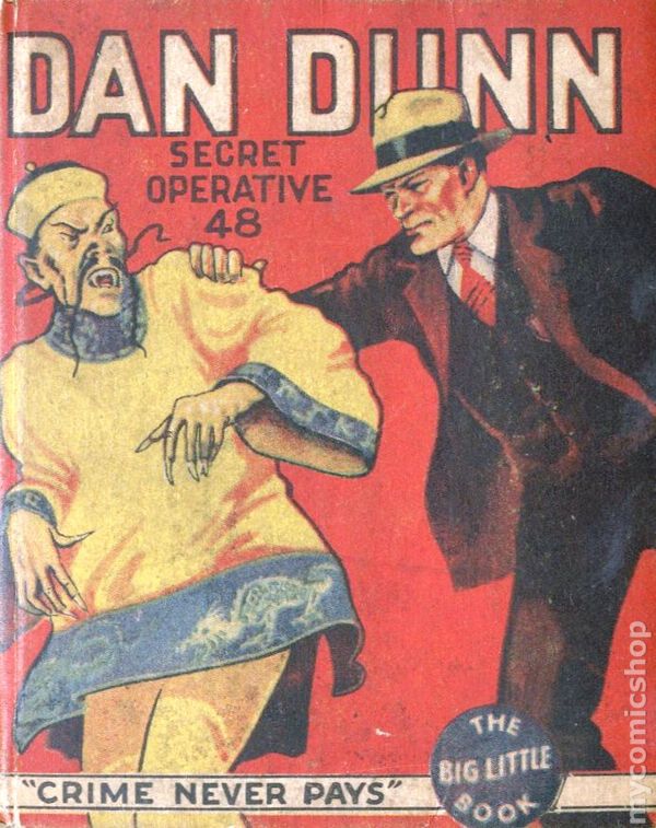 Dan Dunn Crime Never Pays 1934 Whitman Blb Comic Books