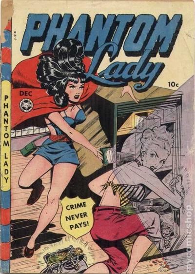 Phantom Lady 1947 Fox Comic Books