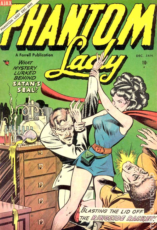 Phantom Lady Series 2 1955 Comic Books