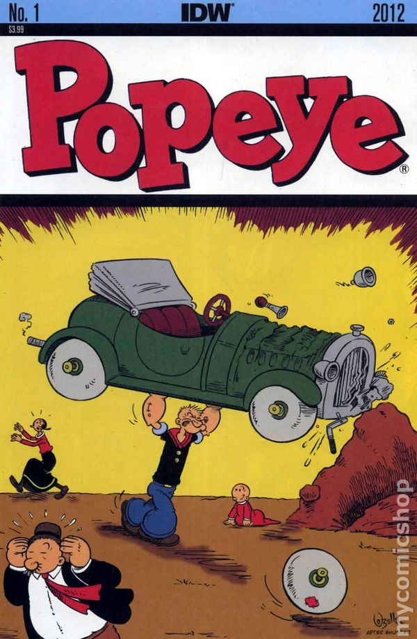 Popeye 2012 Idw Comic Books