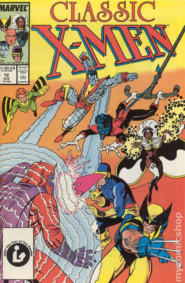 X Men Classic 1986 1995 Marvel Classic X Men Comic Books