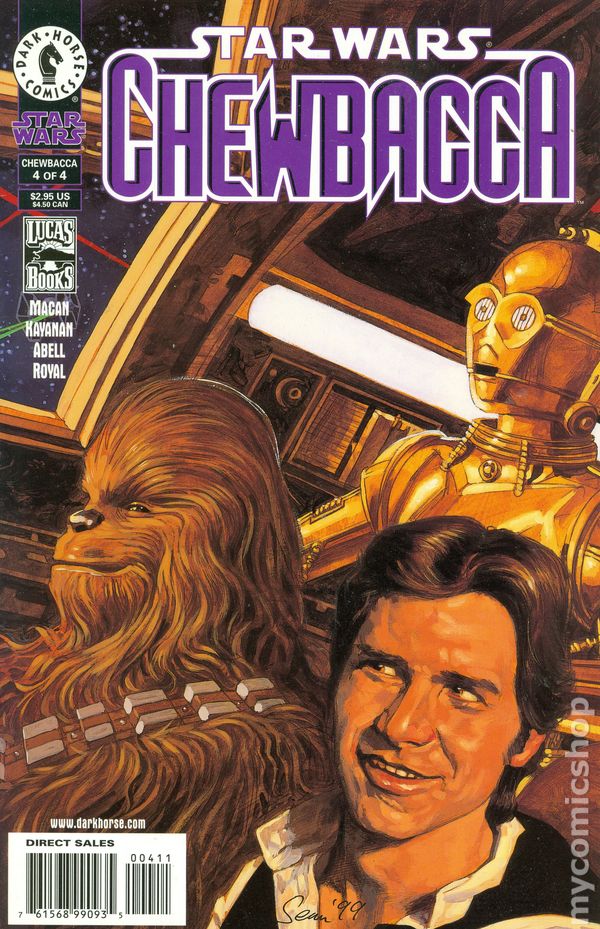 Star Wars Chewbacca 2000 Dark Horse Comic Books