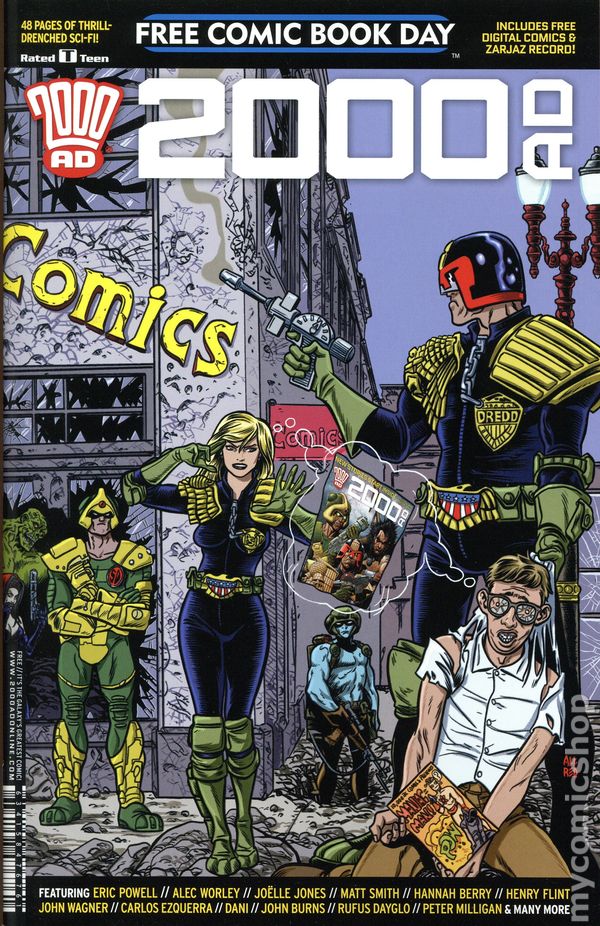 2000 Ad 2014 Rebellion Free Comic Book Day Comic Books