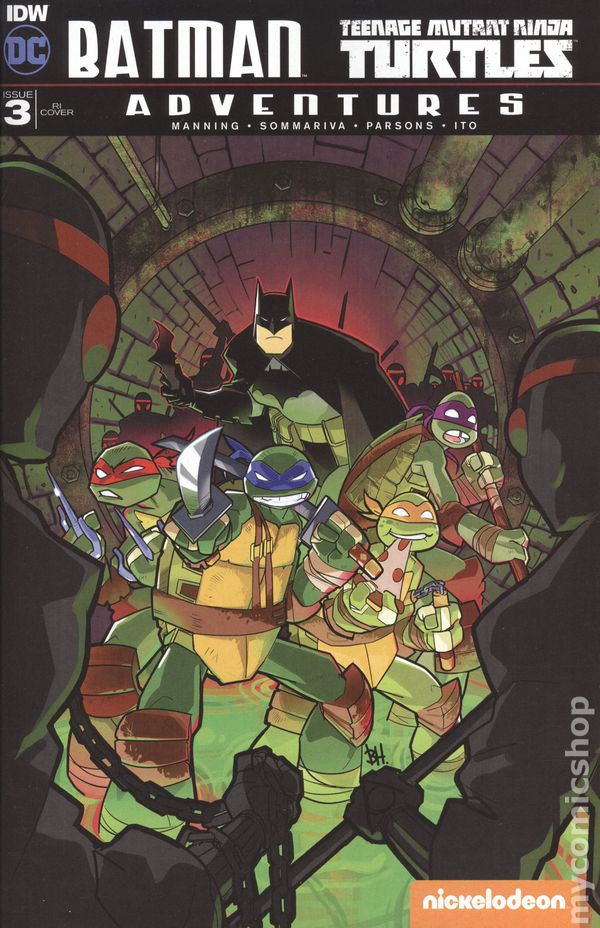 Batman Teenage Mutant Ninja Turtles Adventures 2016 Idw Comic Books