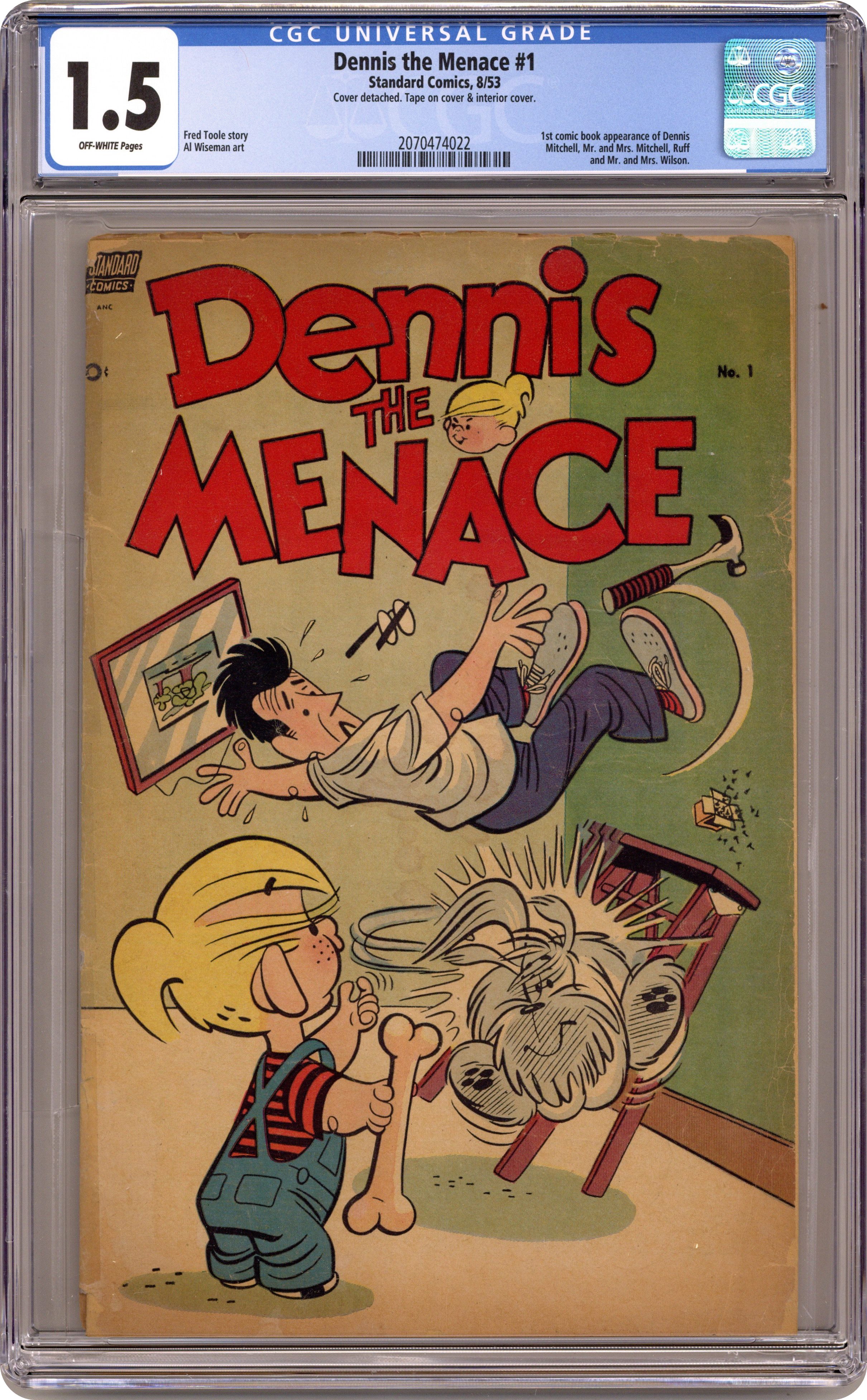 Dennis The Menace Comic Books Graded By Cgc