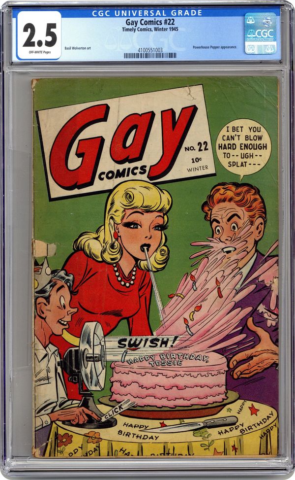 Gay Comics 1944 Timely 22 Cgc 25