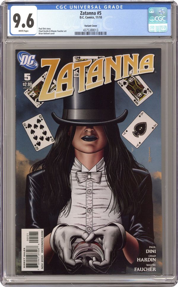 Zatanna 2010 2nd Series Dc 5b Cgc 96