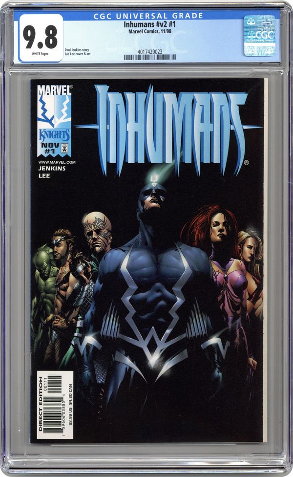 Inhumans 1998 2nd Series 1a Cgc 98