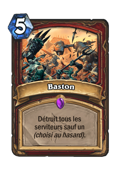 Baston Catalogue De Cartes De Hearthstone