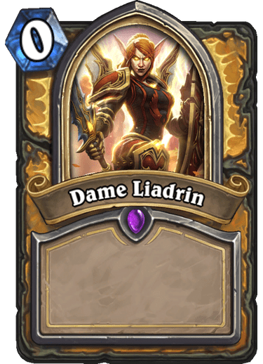 Dame Liadrin Catalogue De Cartes De Hearthstone