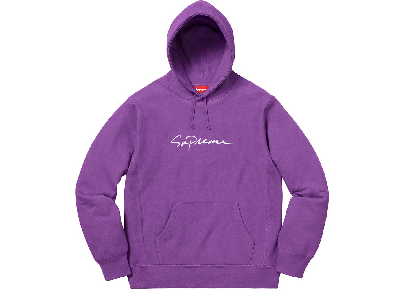 Supreme Classic Script Hooded Sweatshirt Violet Stockx News