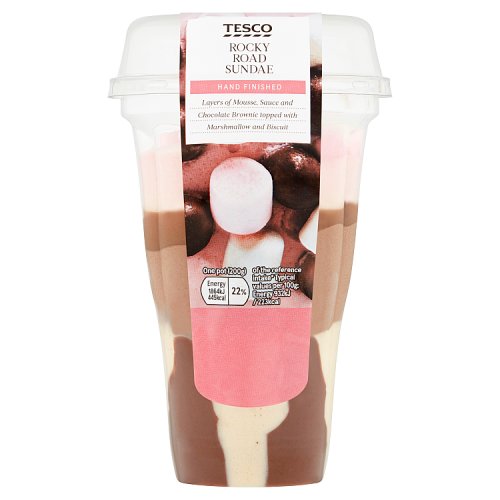 Tesco Super Rocky Road Sundae 200g Really Good Culture