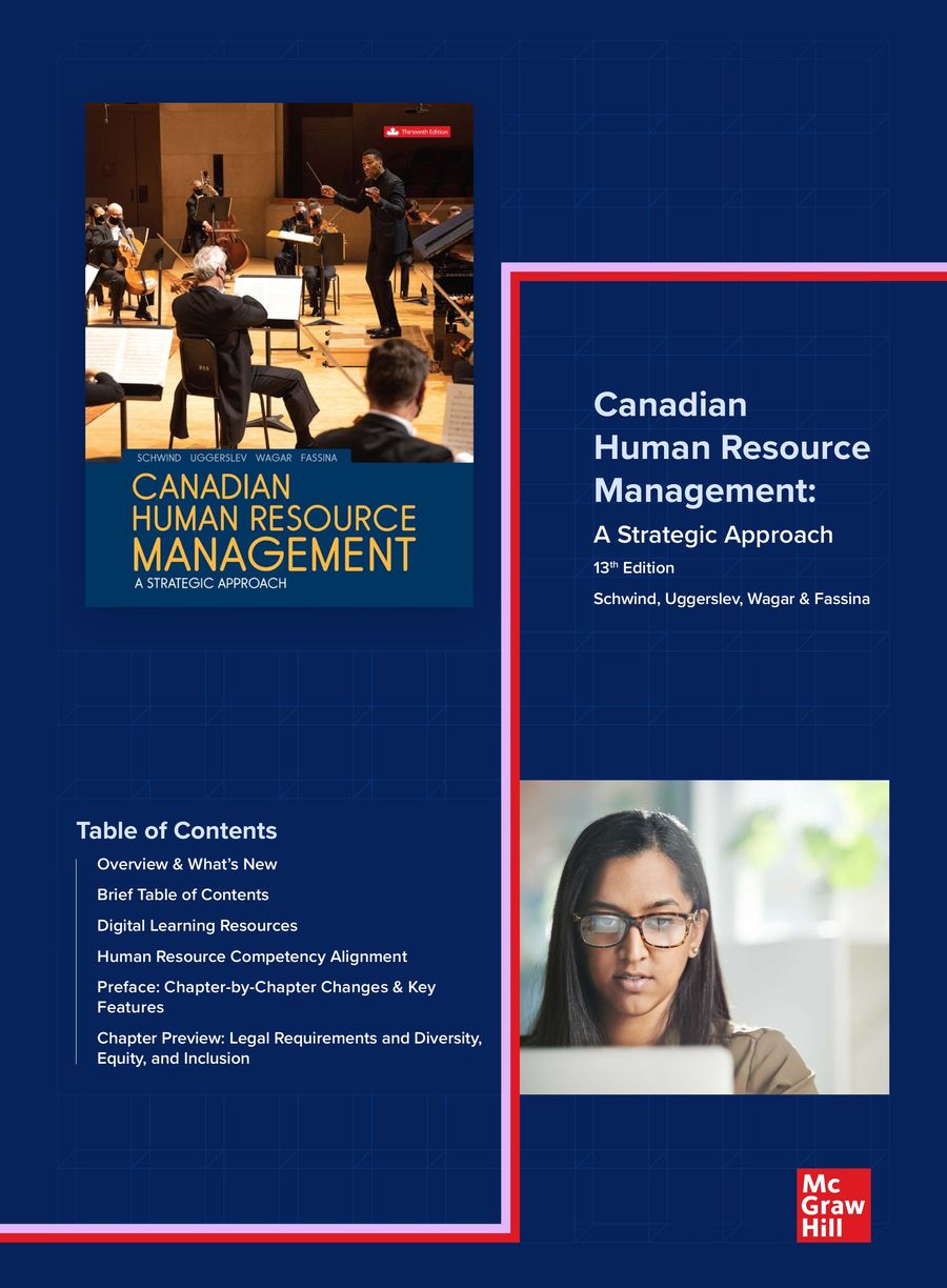 Schwind Canadian Human Resource Management 13e By Mcgraw Hill