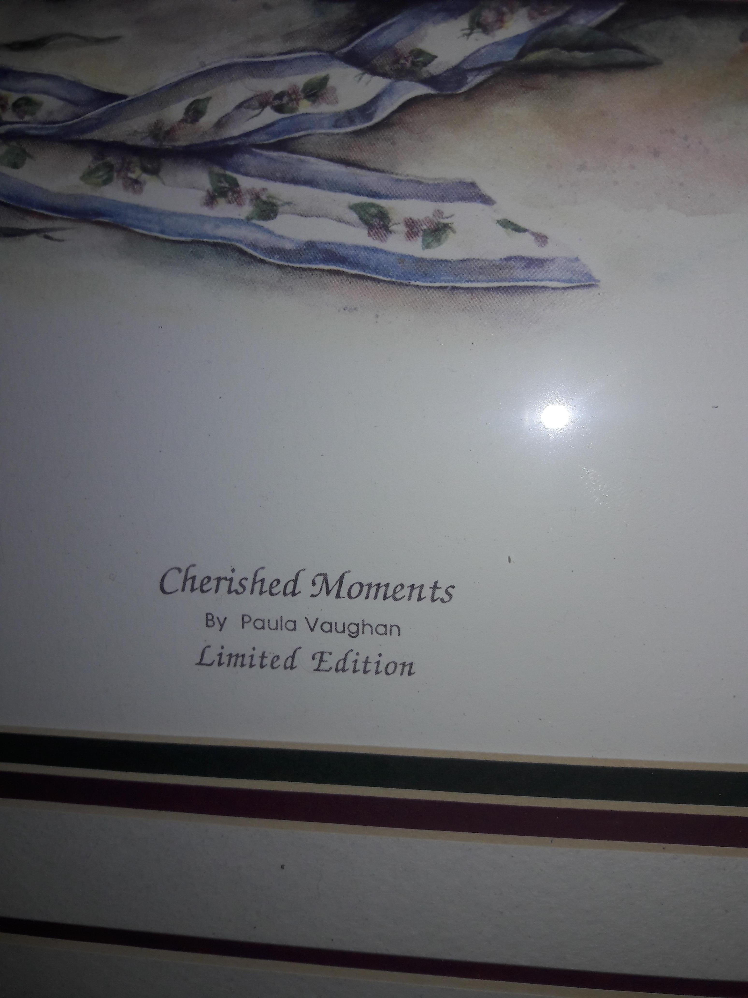 Paula Vaughan Limited Edition Sn Cherished Moments Print Instappraisal