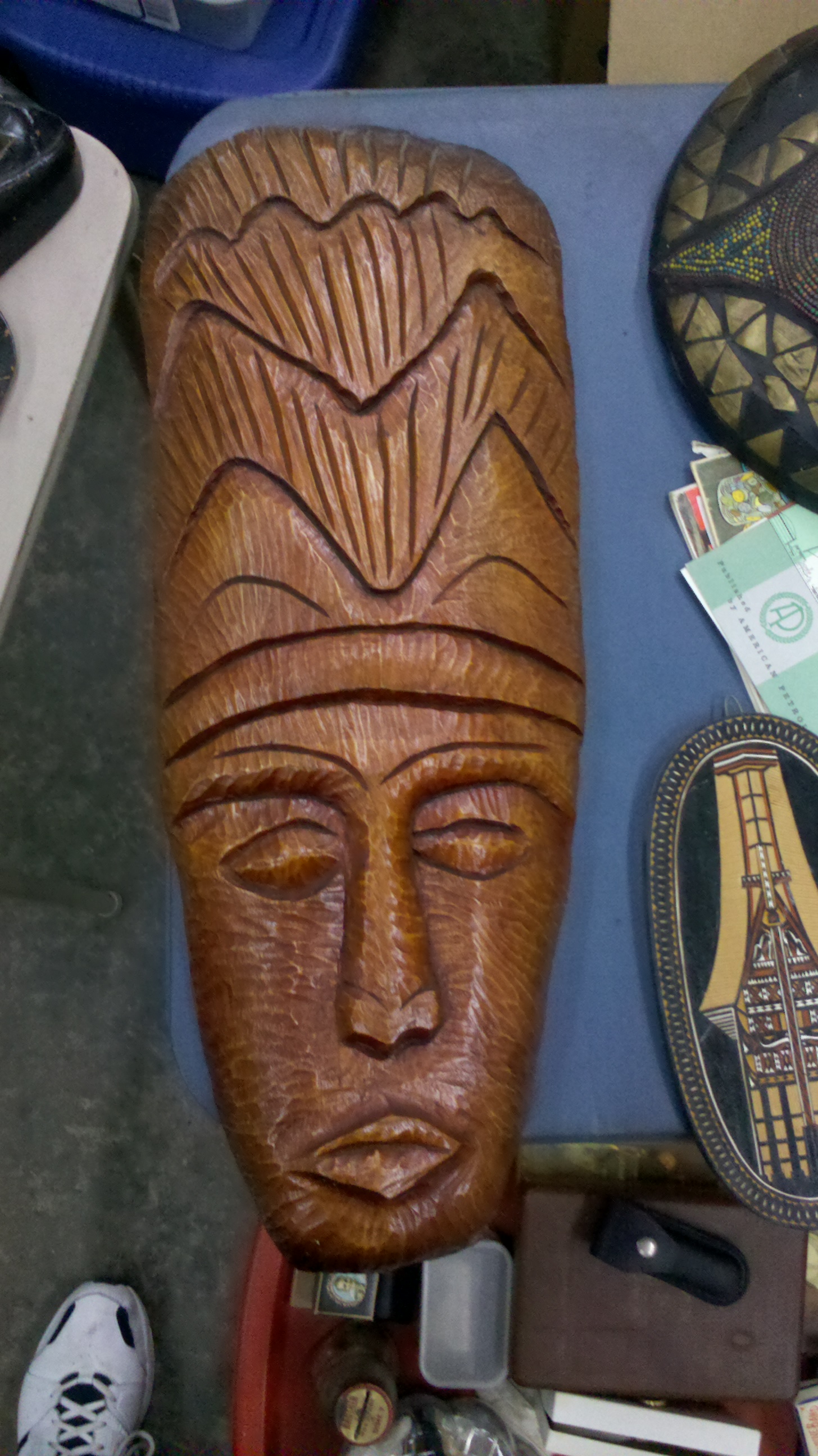 Hand Carved Wooden Mask Instappraisal