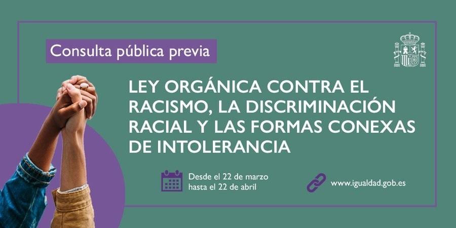 Igualdad Abre La Consulta Pública Previa A La Elaboración De La Ley