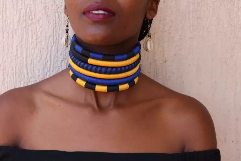 African Choker Necklace Boho Choker T For Her Moms T By Naruk