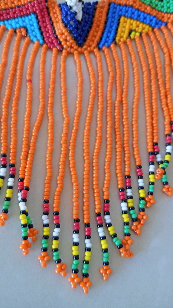 African Beaded Necklace Choker Zulu Choker Necklace African Choker A