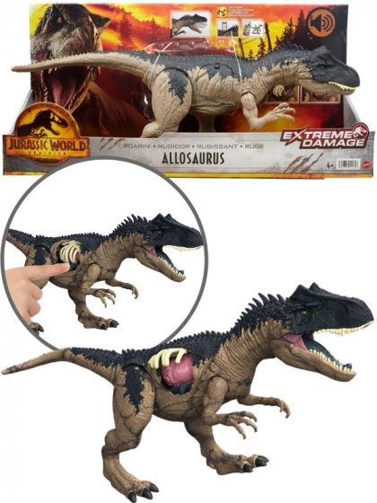 Jurassic World Dominion Extreme Damage Roarin Allosaurus Stor