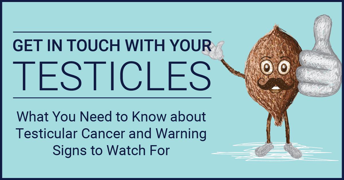 Get In Touch With Your Testicles Infographic South Shore Health