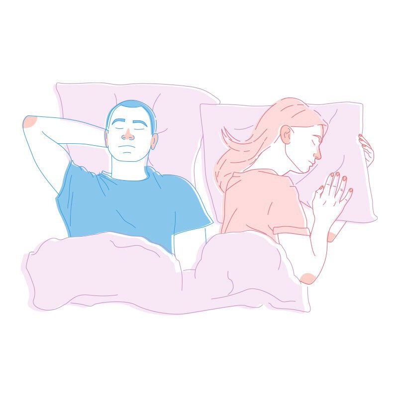 Das Sagt Deine Schlafposition über Deine Beziehung Aus