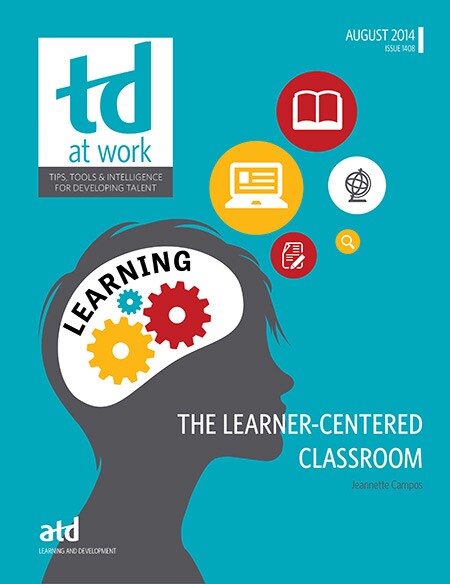 The Learner Centered Classroom Td At Work Atd