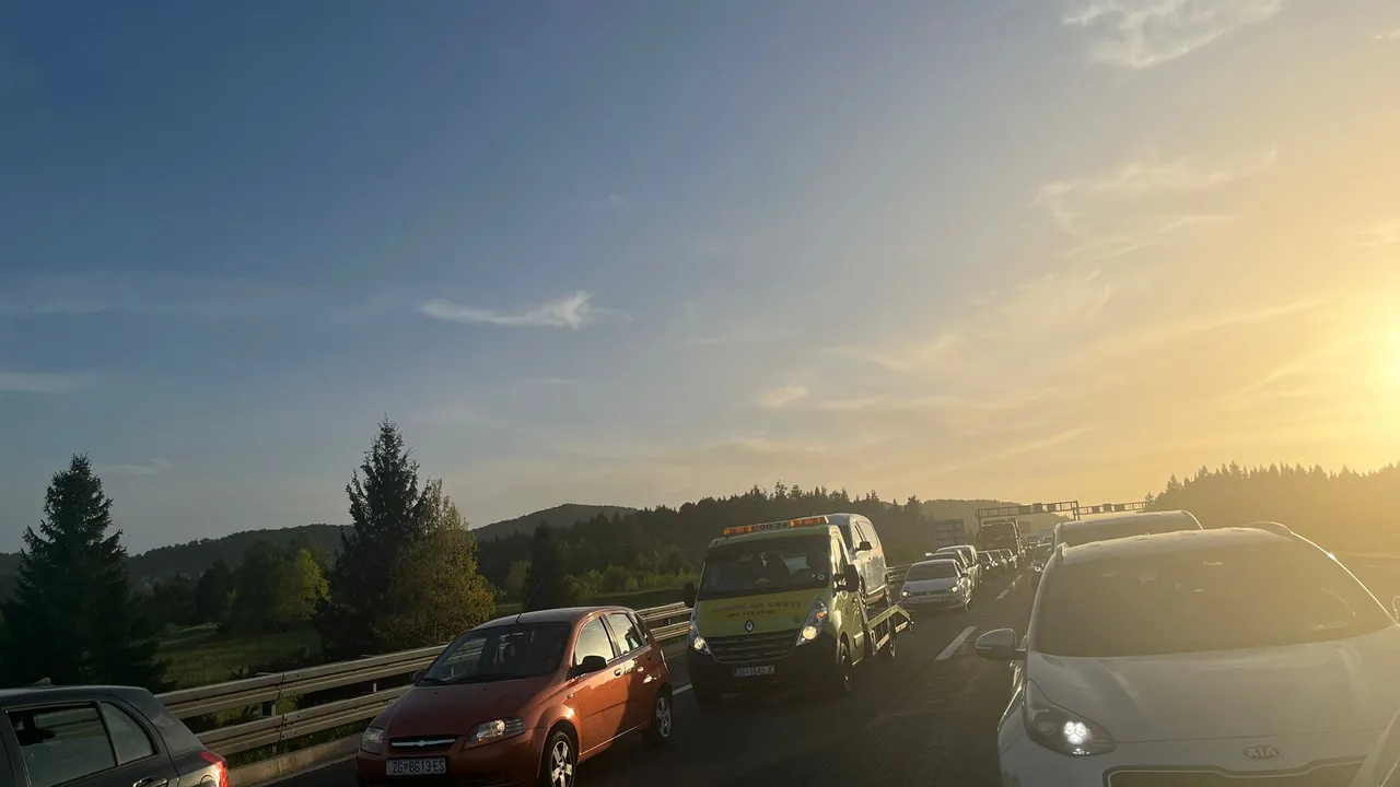 Kilometarska Kolona Zbog Prometne Nesreće Na A6 U Smjeru Zagreba Nethr