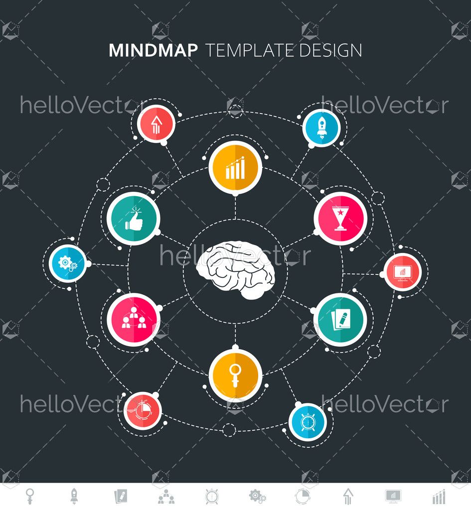 Mind Map Infographic Template Download Graphics And Vectors