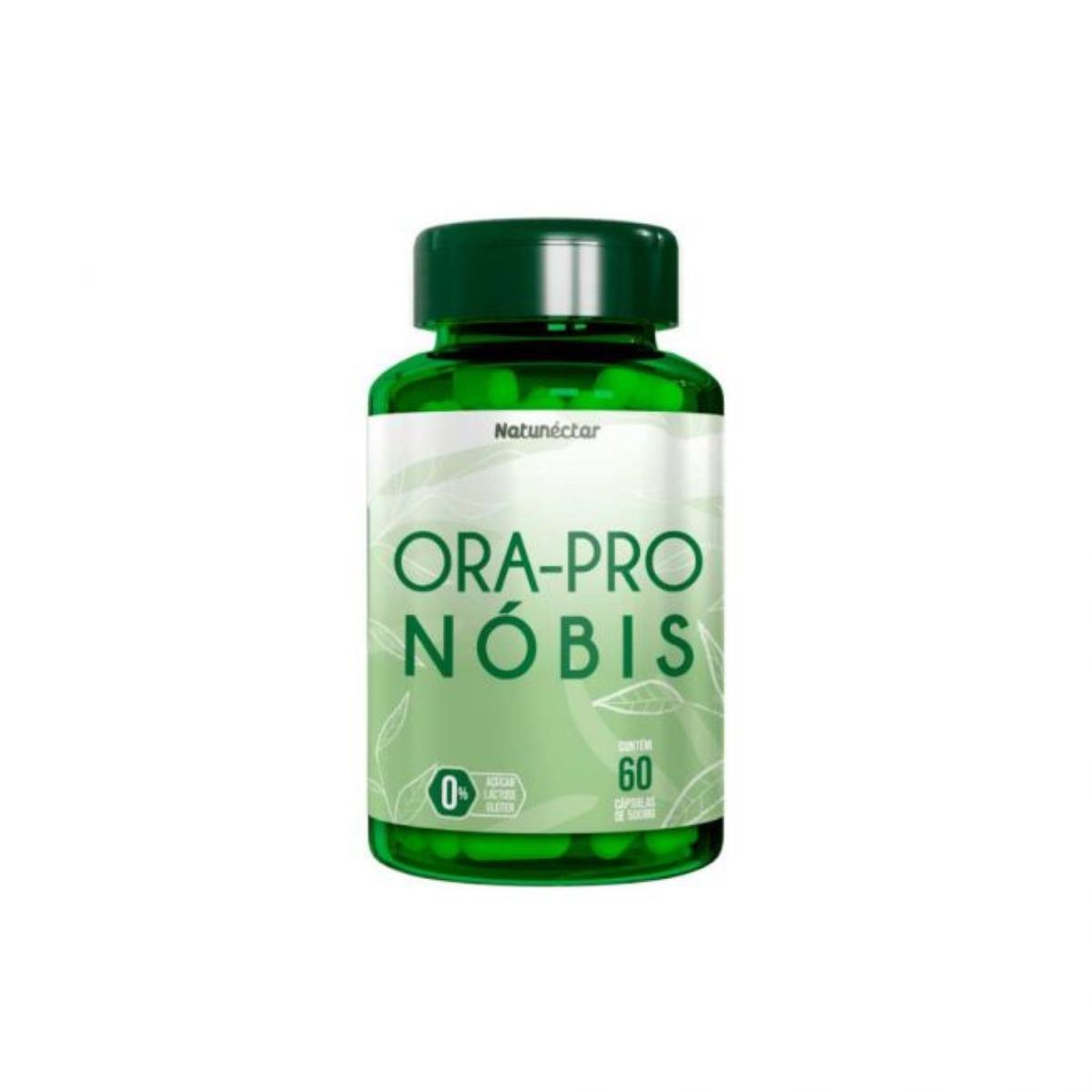 Ora Pro Nóbis 500mg Com 60 Cápsulas Natunectar Ora Pro Nóbis