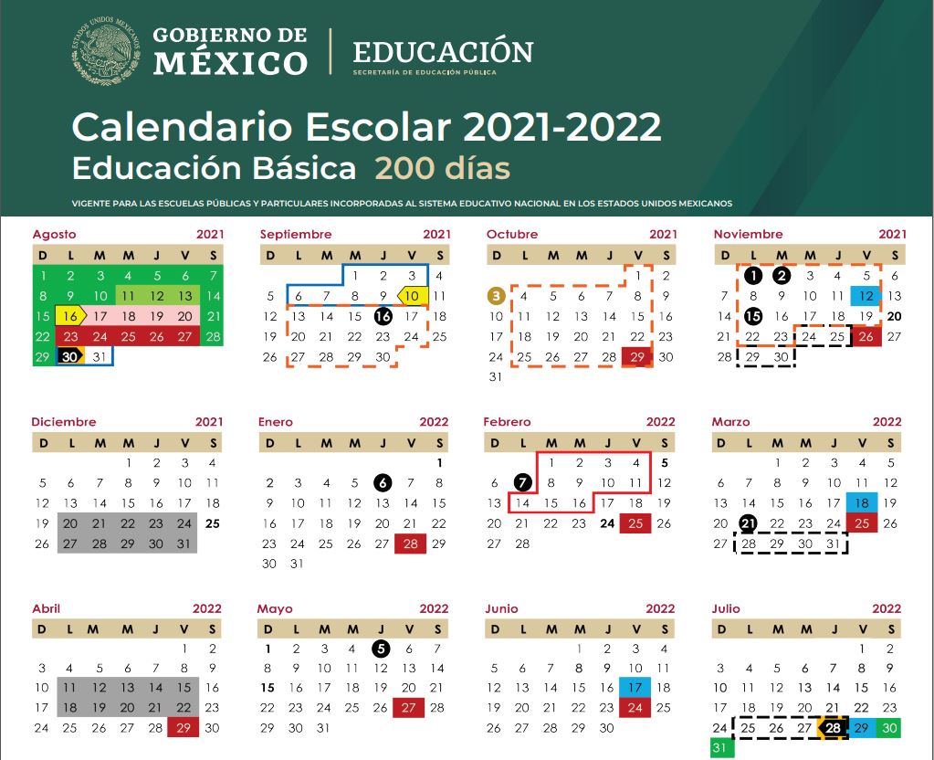 Calendario Escolar 2022 A 2023 Sep Para Imprimir Imagesee