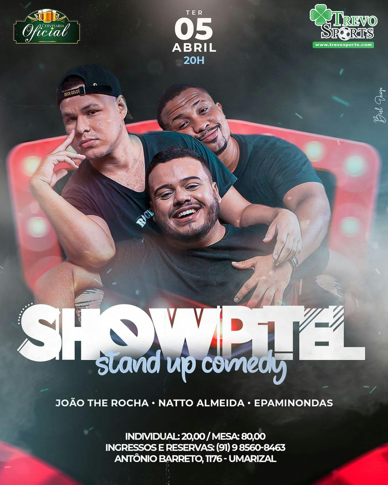 Palco Belém Eventos Showpitel Standup Comedy