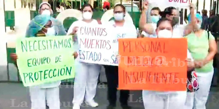 Médicos Del Ihss En San Pedro Sula Protestan Por Falta De Insumos