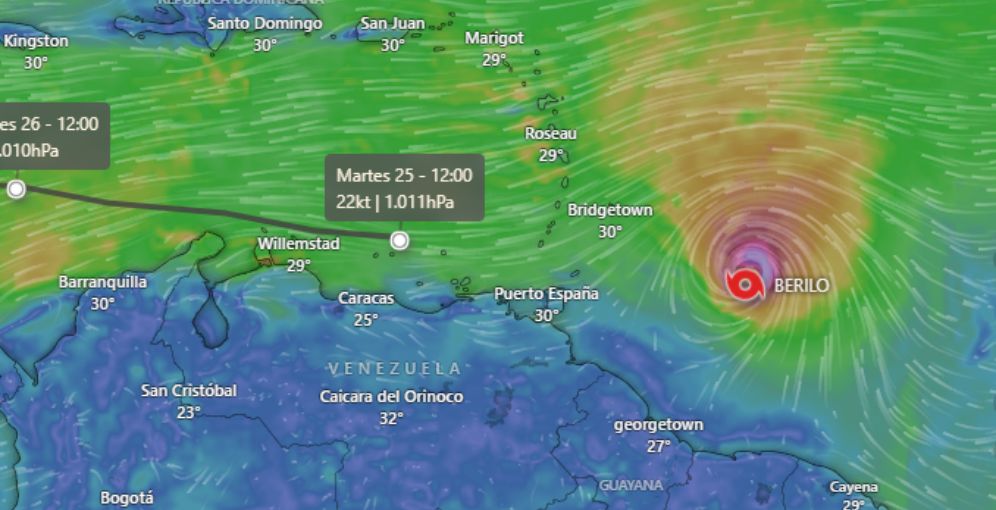 En Vivo Vea La Trayectoria Del Huracán Beryl Diario La Tribuna