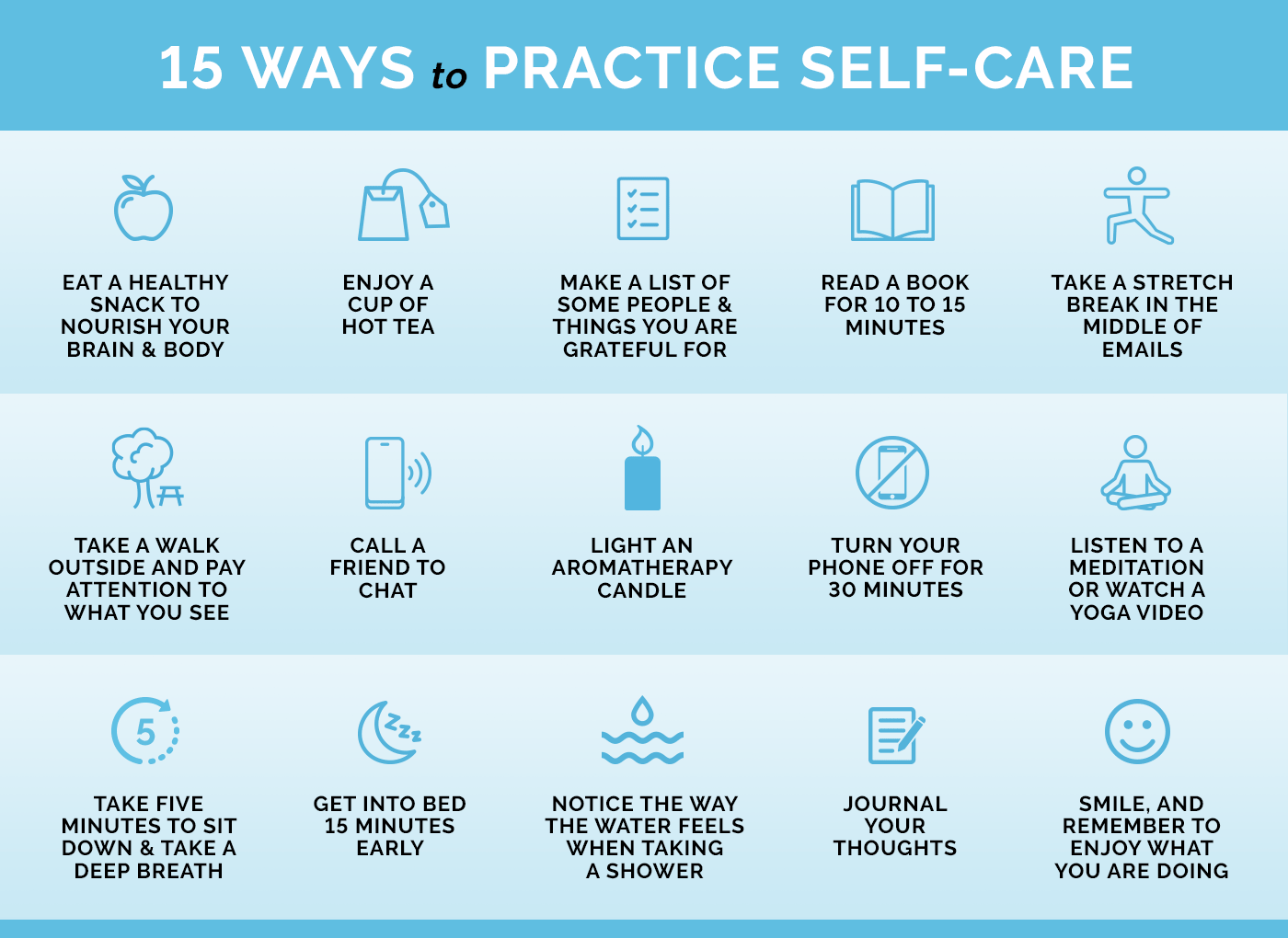 10 Self Care Tips