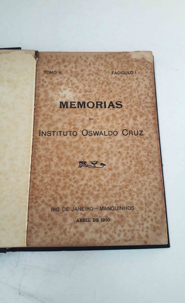 Livro Memórias Do Instituto Oswaldo Cruz Tomo Ii