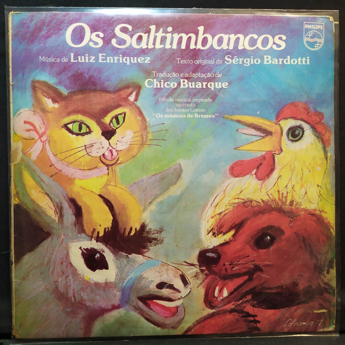 Saltimbancos Os Chico Buarque 1977 Lp Disco De V