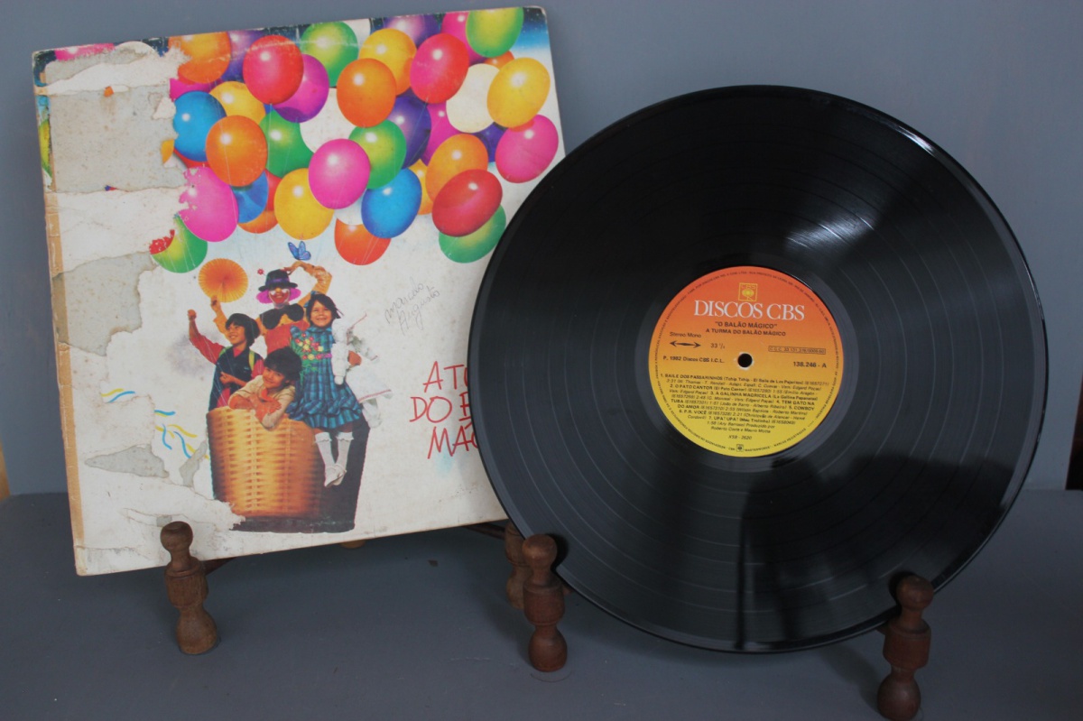 Lp Vinil Comédiainfantil Turma Do Balão Mágico B