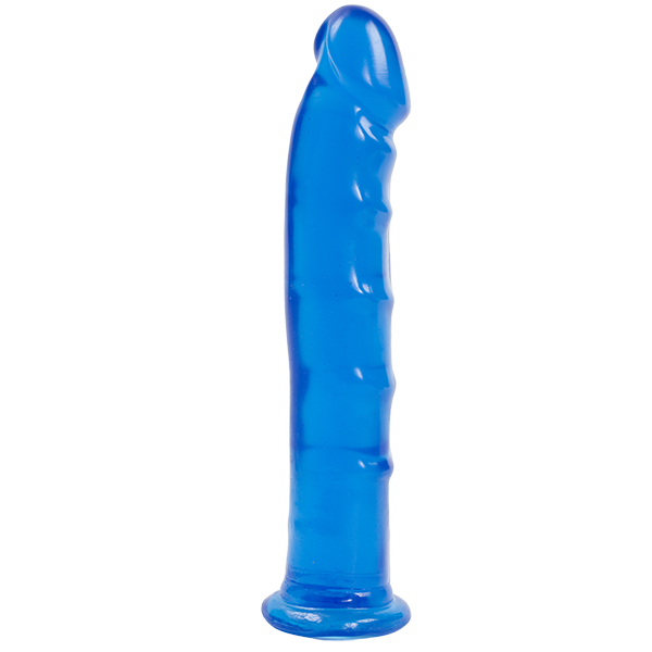 Jelly Jewels Dong With Suction Cup 8 Inch Blue On Literotica
