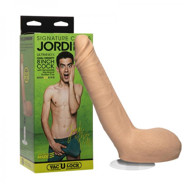 Signature Cocks Jordi El Nio Polla 8 Inch Ultraskyn Cock With Removable