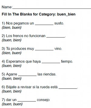 Spanish Activities For Beginners